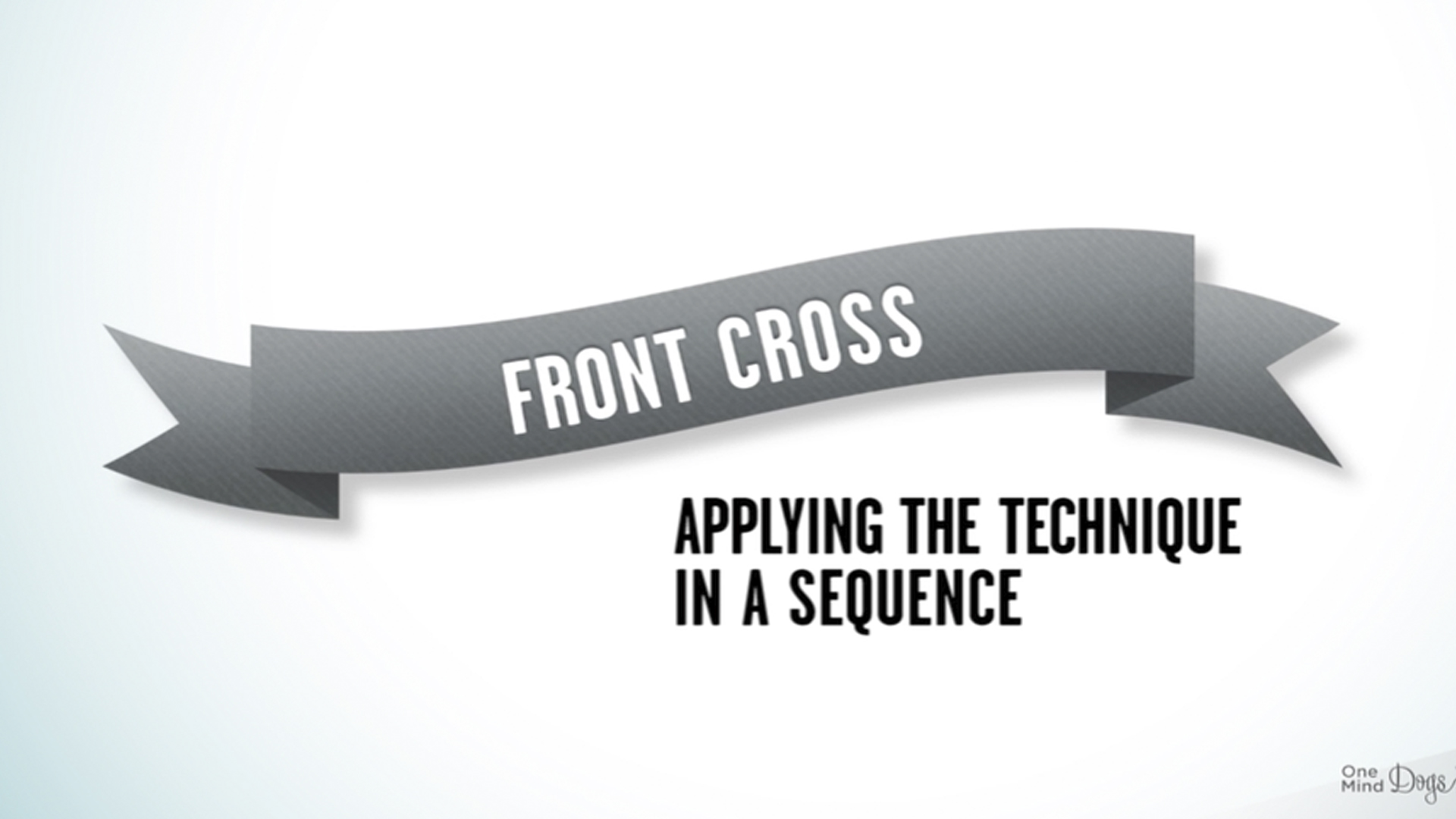 Applying Front Crosses In A Sequence - OneMind Dogs