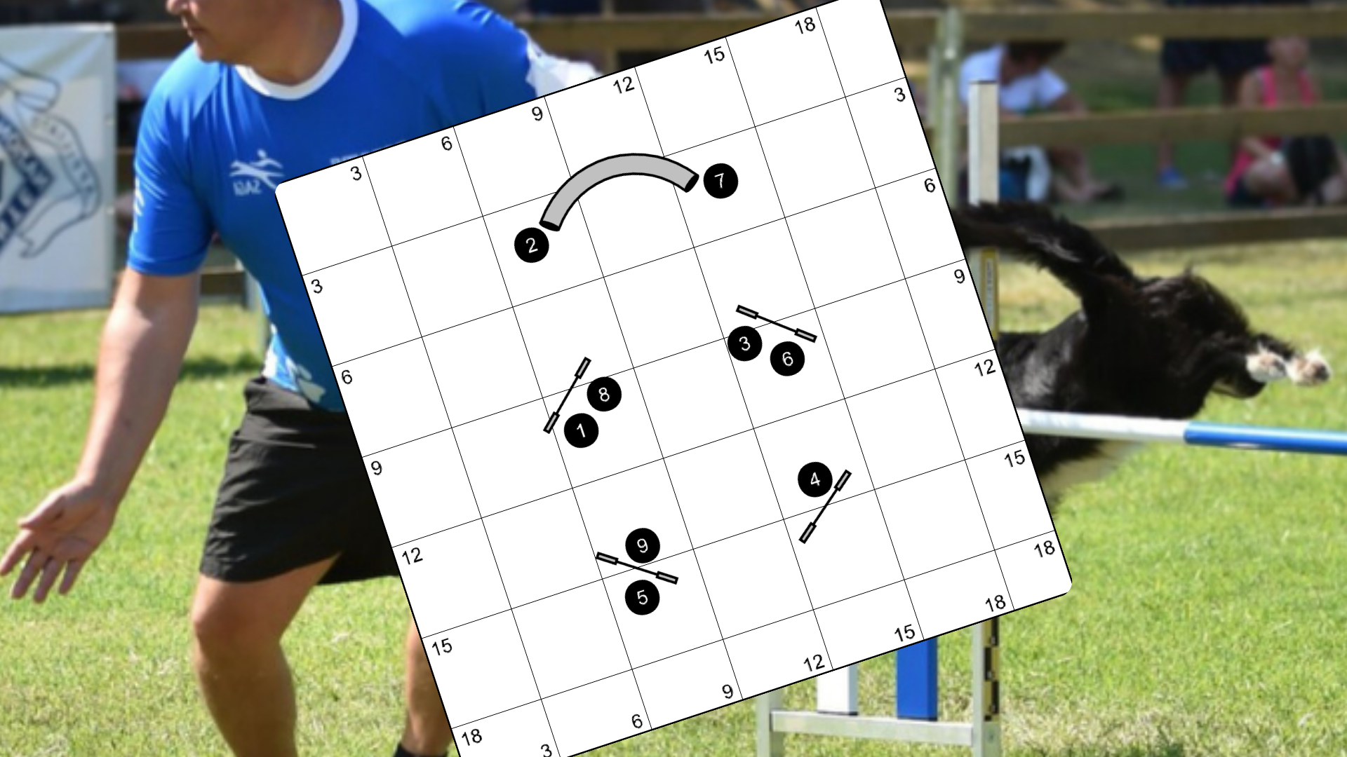 Agility Sequence: Forced Front Cross To A Jaakko Turn - OneMind Dogs